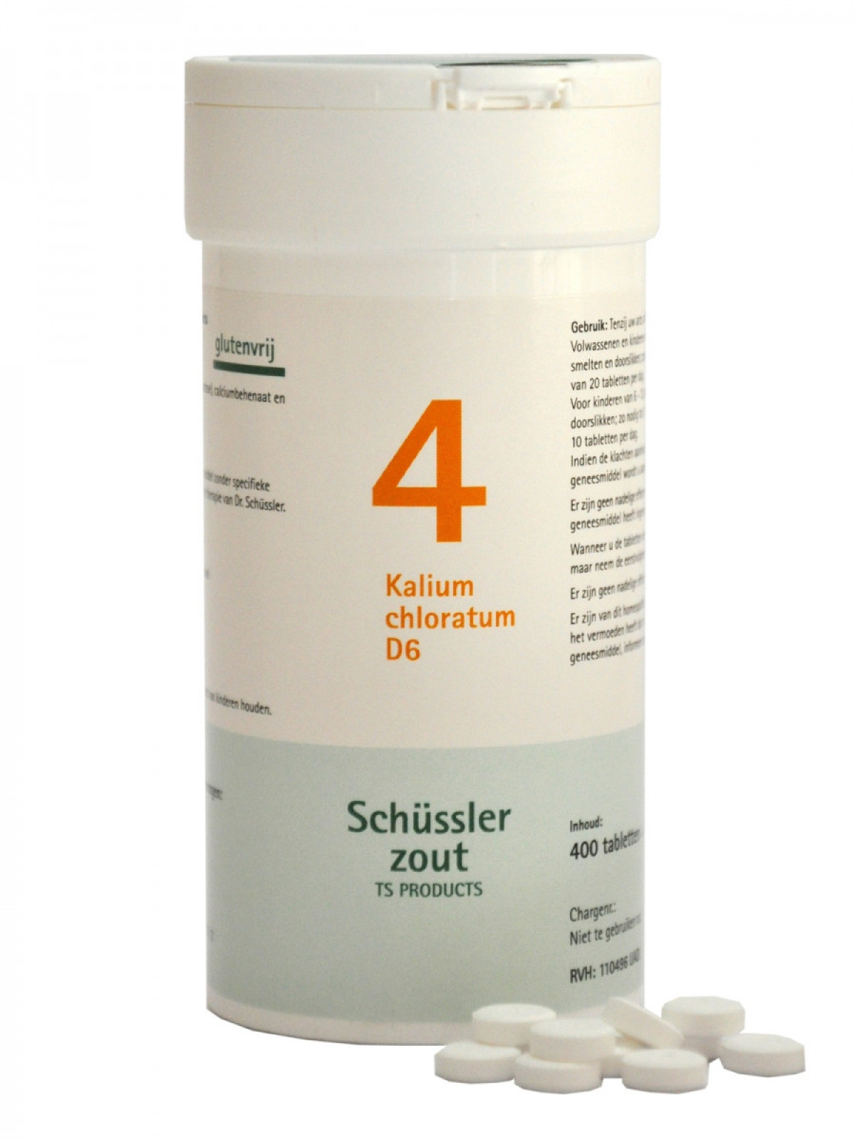 Schussler celzout nr. 04 - Kalium Chloride Muriaticum - Homeotheek
